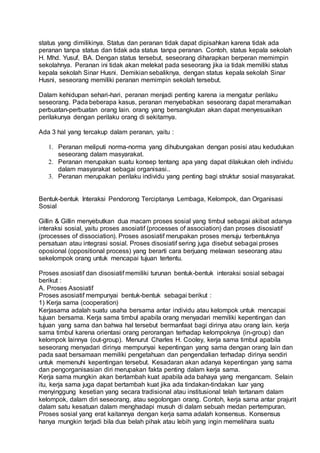 Interaksi sosial | DOCX