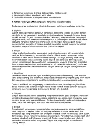 Interaksi sosial | PDF
