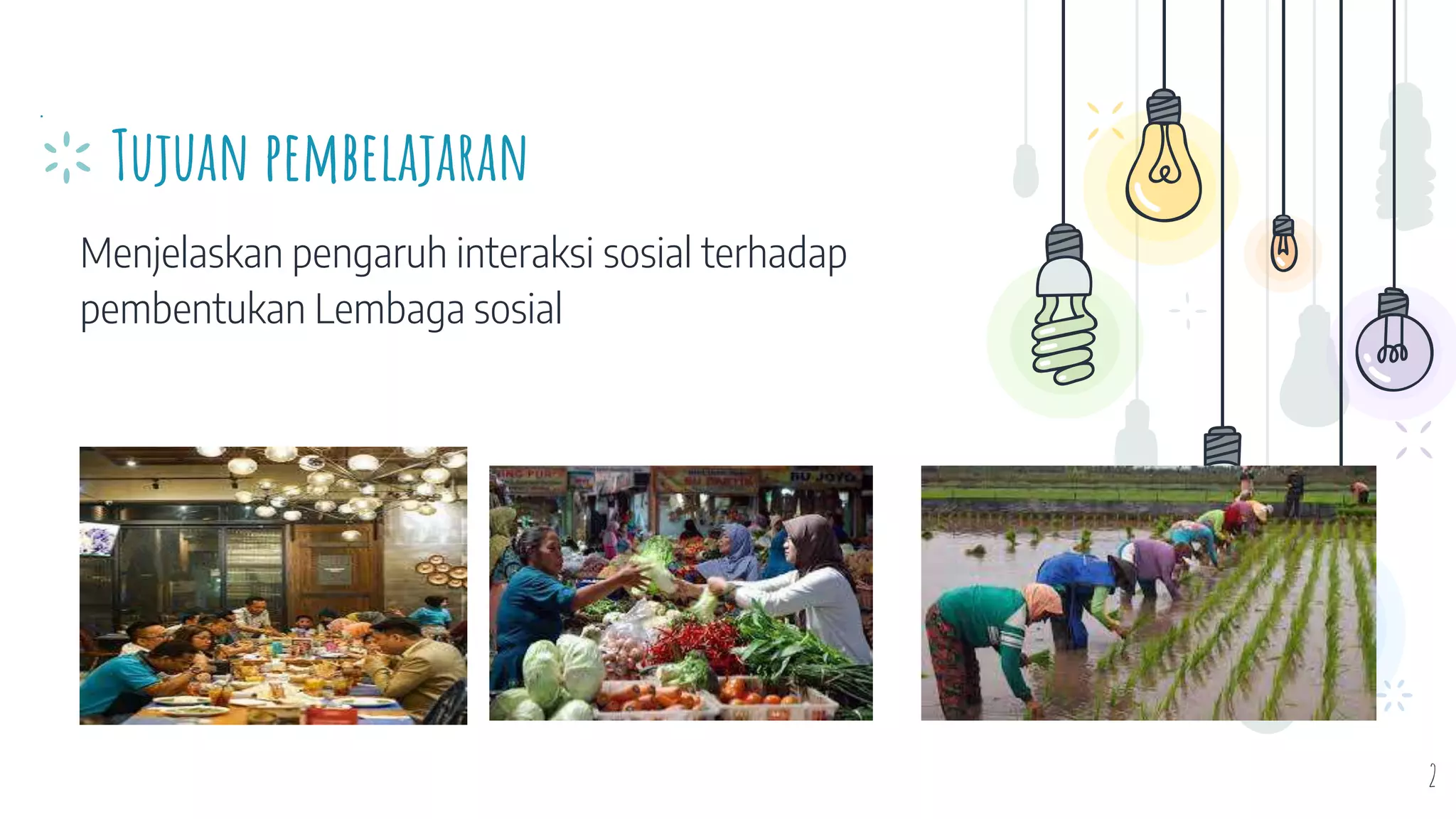Interaksi sosial pembentuk lembaga sosial | PPTX