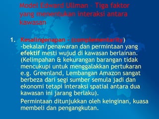 Interaksi spatial | PPT | Free Download