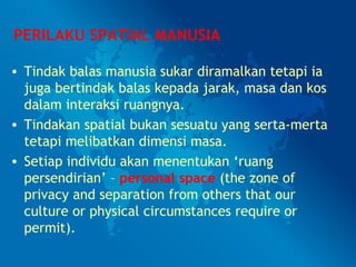 Interaksi spatial | PPT | Free Download