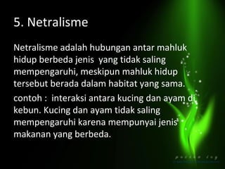 Interaksi spesies | PPT