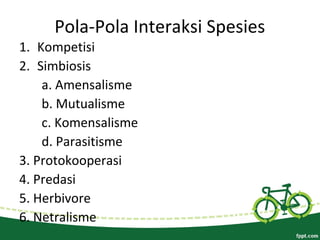 Interaksi spesies | PPT