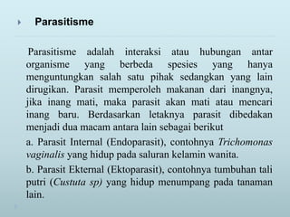 Interaksi Spesies dan Komunitas Biologi.pptx