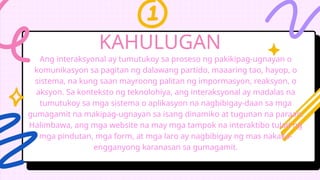 INTERAKSYONAL na Gamit ng Wika sa Lipunan | PPTX