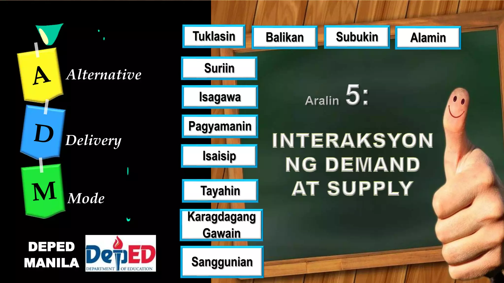 Interaksyon ng demand at suplay adm rmhs mn la - slideshare | PPTX