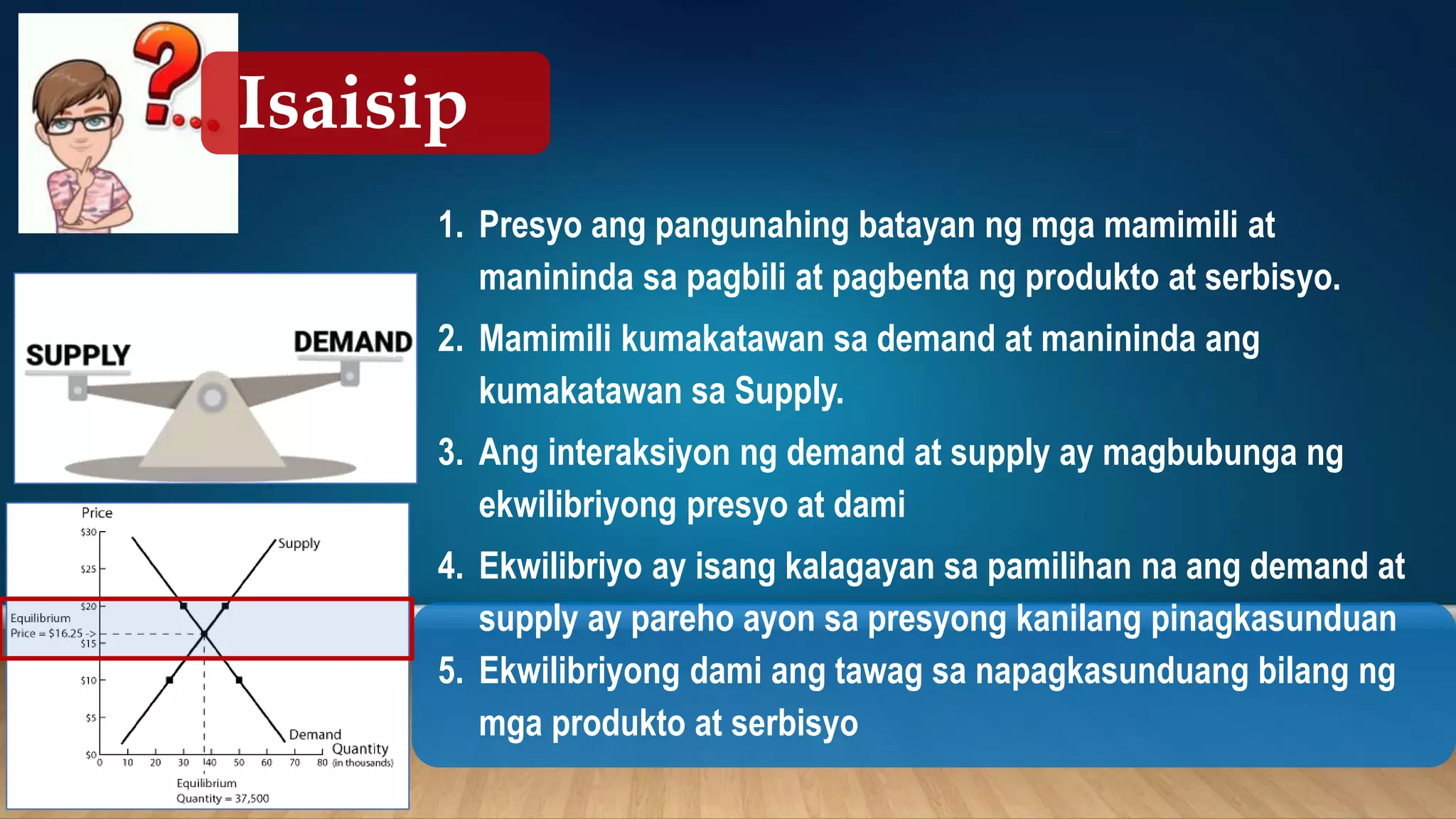 Interaksyon ng demand at suplay adm rmhs mn la - slideshare | PPTX