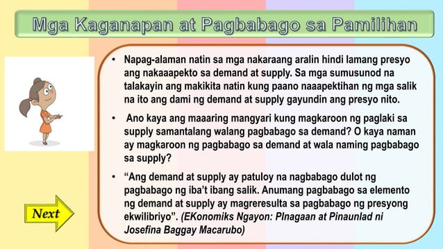 Interaksyon ng demand at suplay adm rmhs mn la - slideshare | PPTX