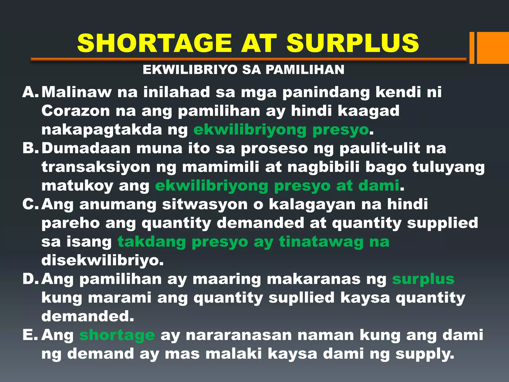 Interaksyon ng Demand at Supply | PPTX