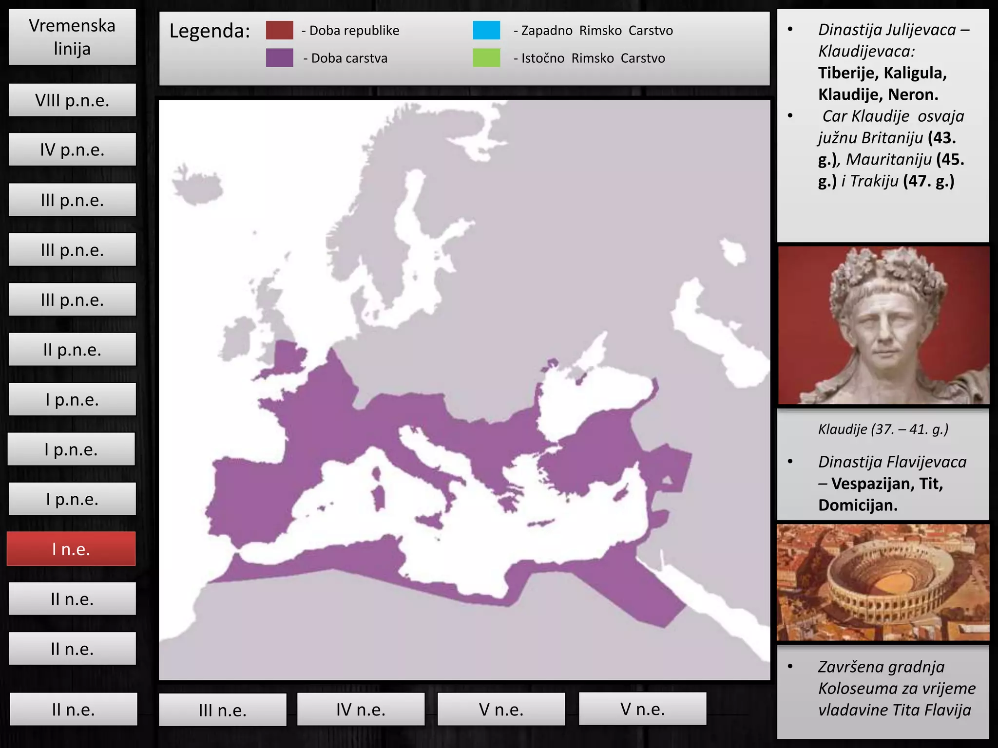Interaktivna mapa starog rima | PPSX