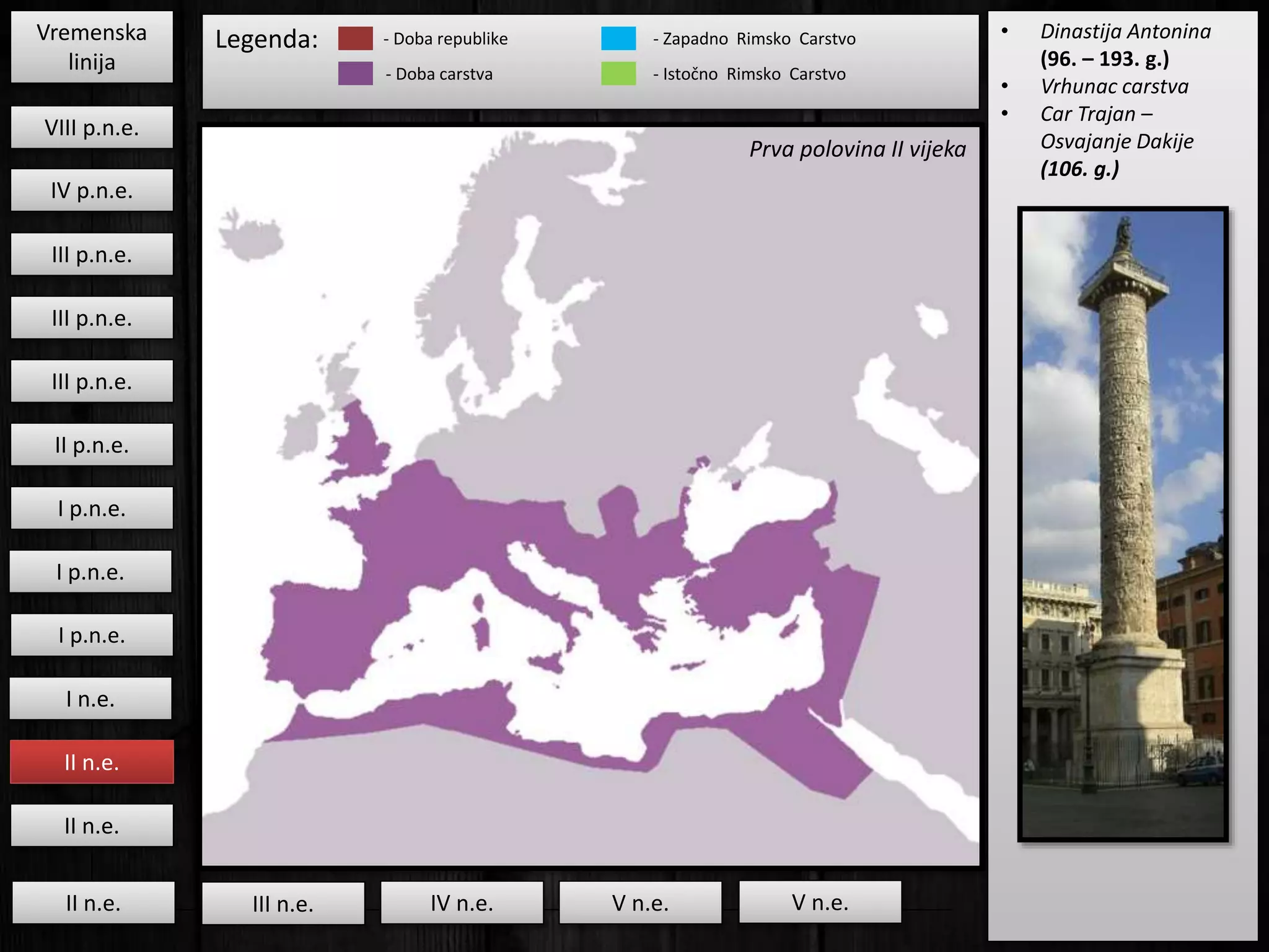 Interaktivna mapa starog rima | PPSX