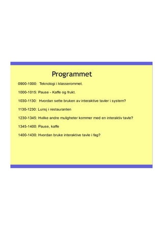 Interaktiv tavler i undervisning | PDF