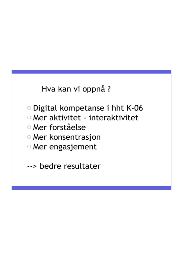 Interaktiv tavler i undervisning | PDF