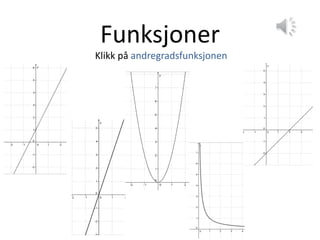 Interaktivt opplegg i matematikk (funksjoner) og naturfag (karbonkjemi ...