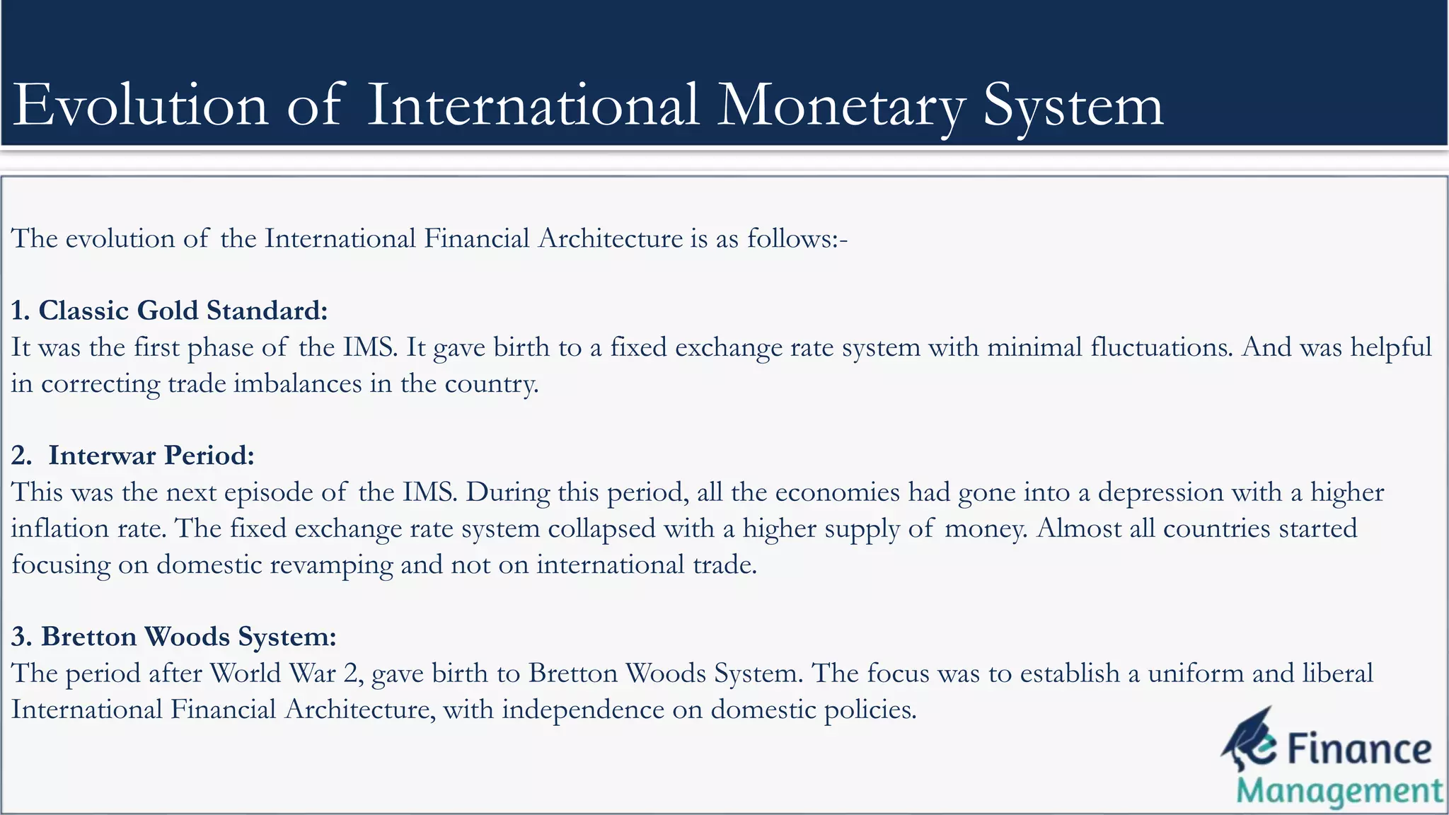 International Monetary System | PPT