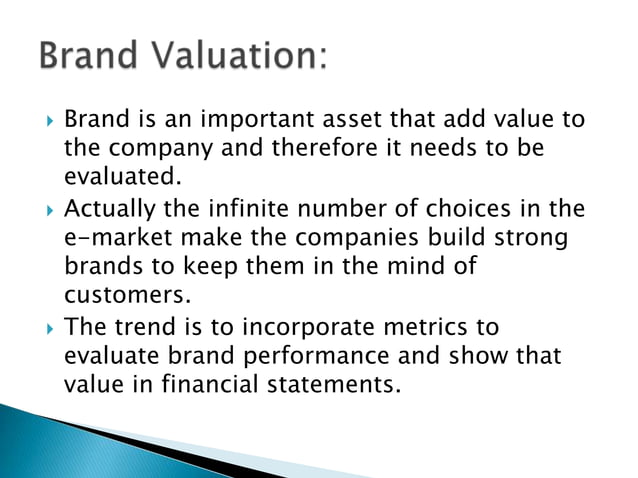 Interbrand Brand Valuation Method | PPTX | Business Accounting ...