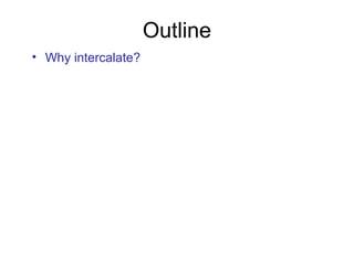 Intercalation overview | PPT
