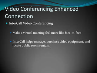 Intercall conferencing | PPT