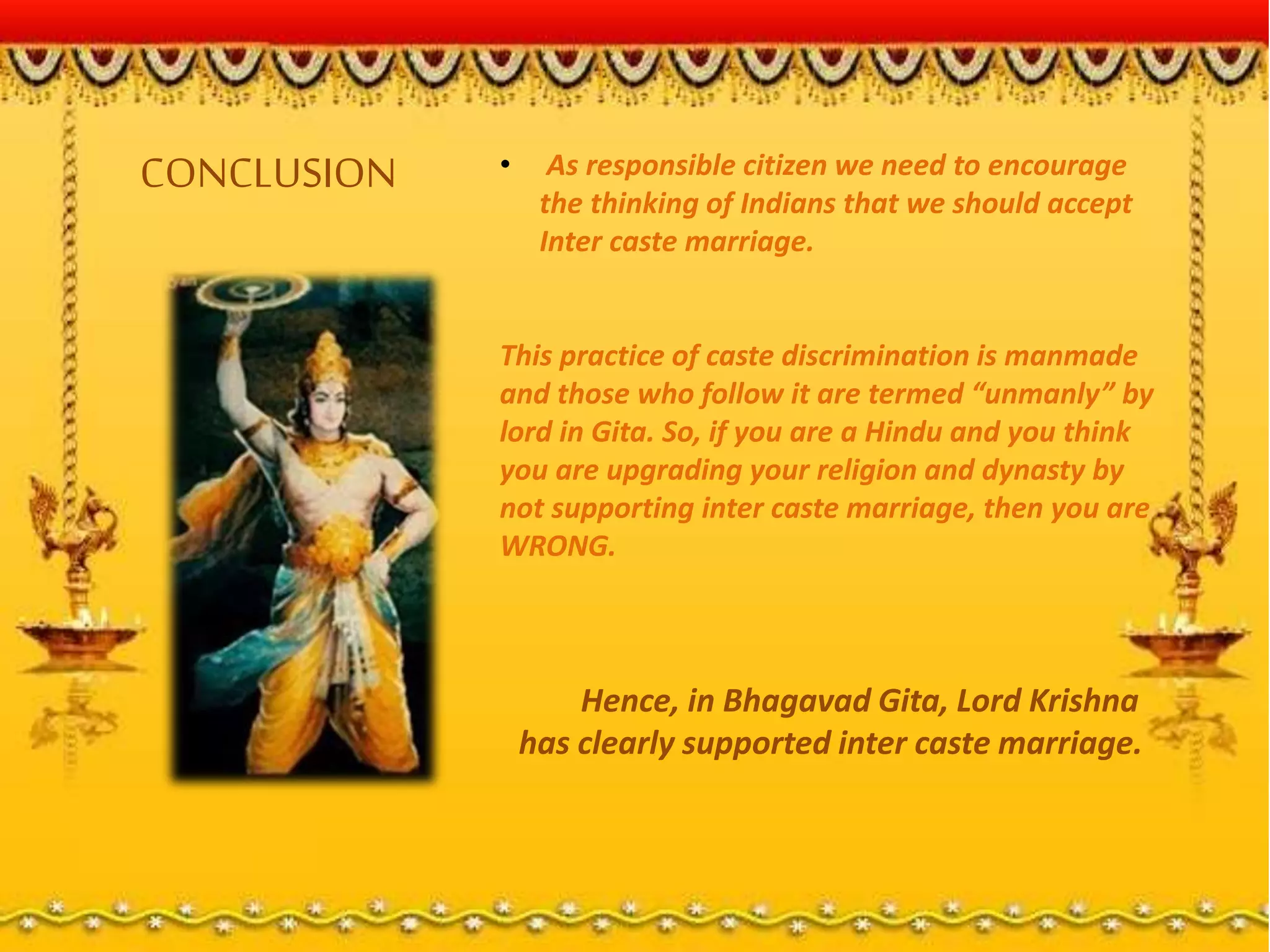 Inter caste marriage | PPTX