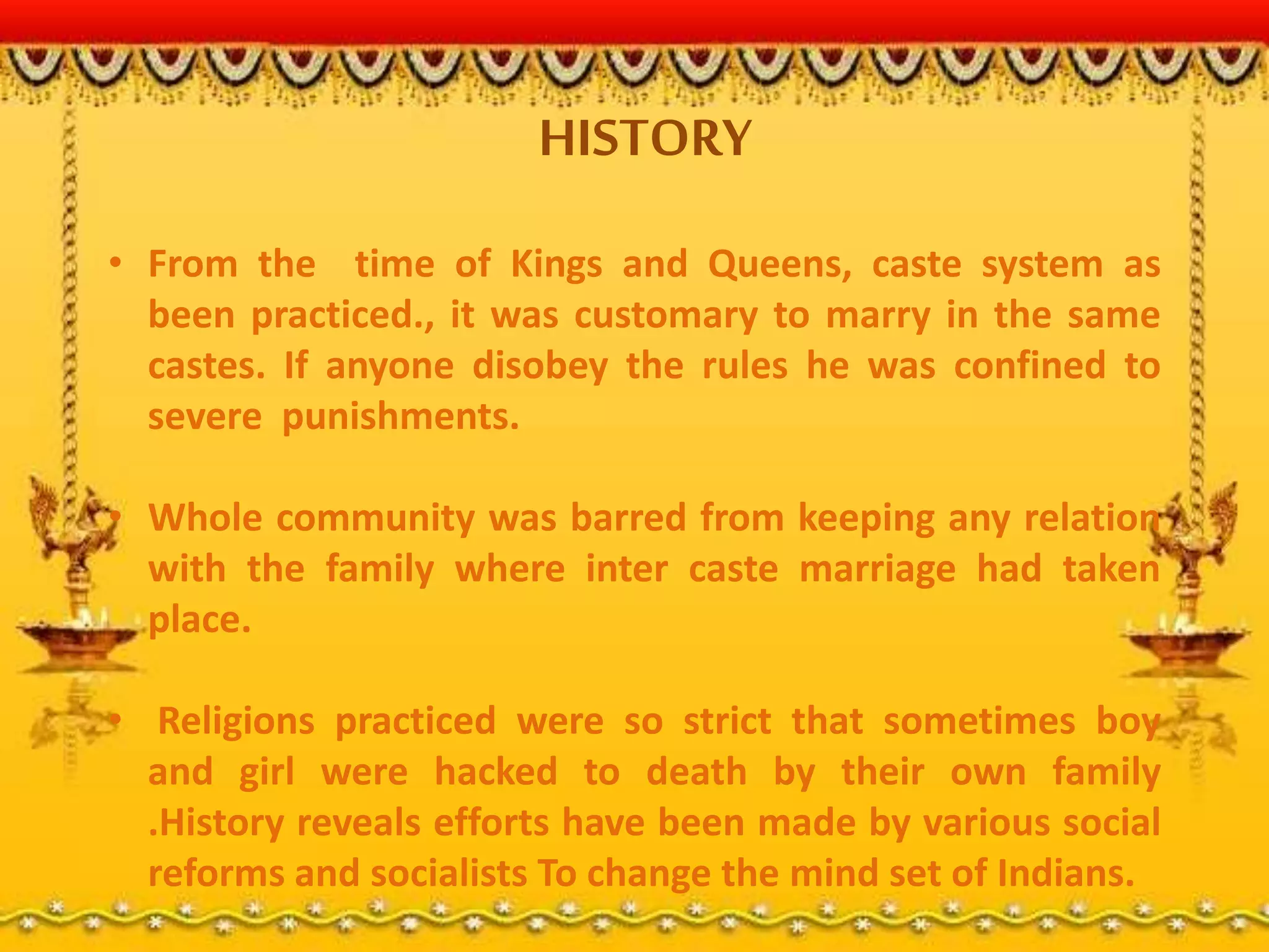 Inter caste marriage | PPTX