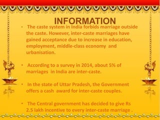 Inter caste marriage | PPTX