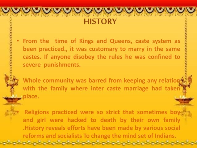 Inter caste marriage | PPTX | Marriage and Civil Unions | Family and ...
