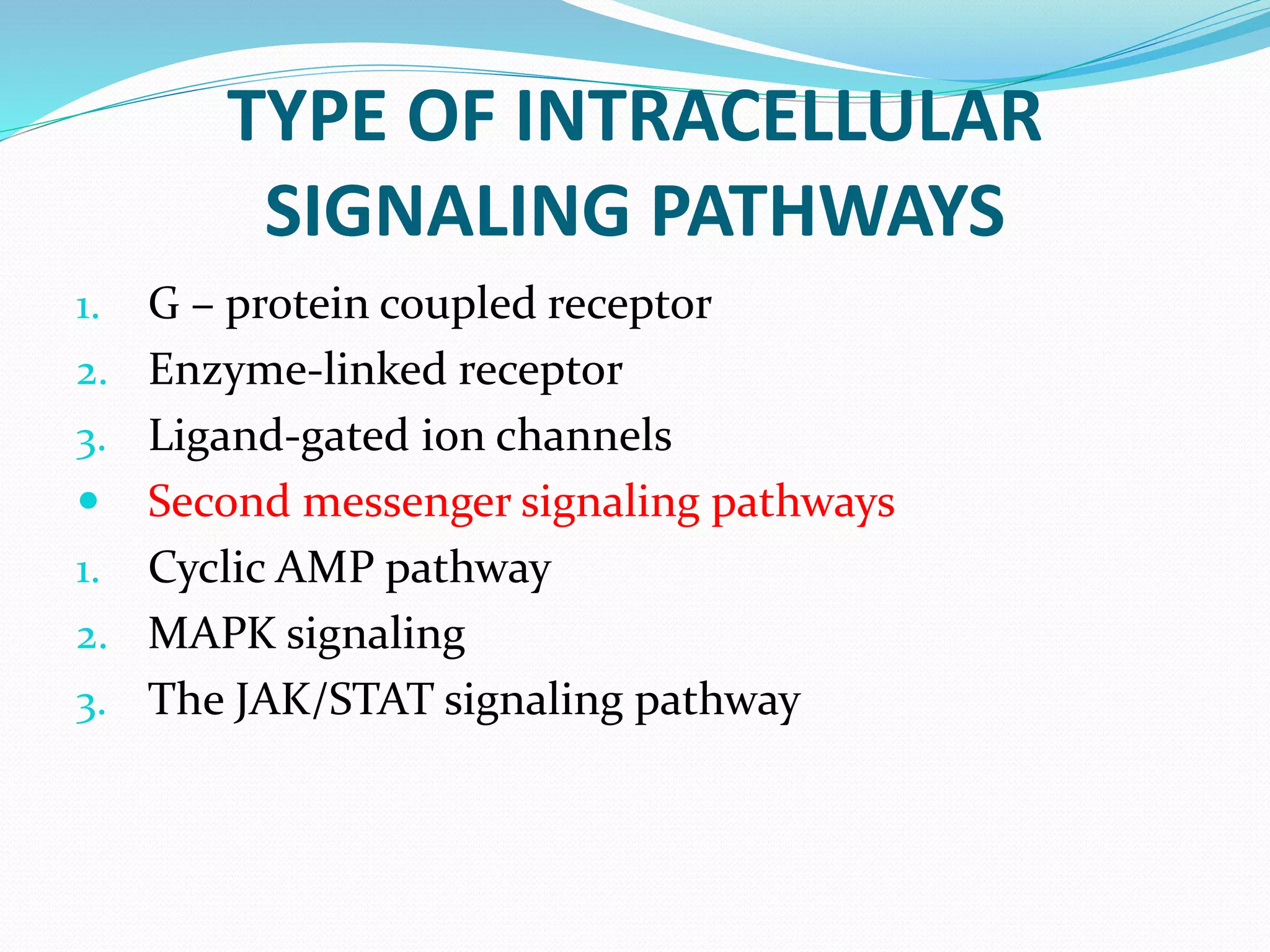 Intercellular and intracellular cell signaling pathway | PPTX