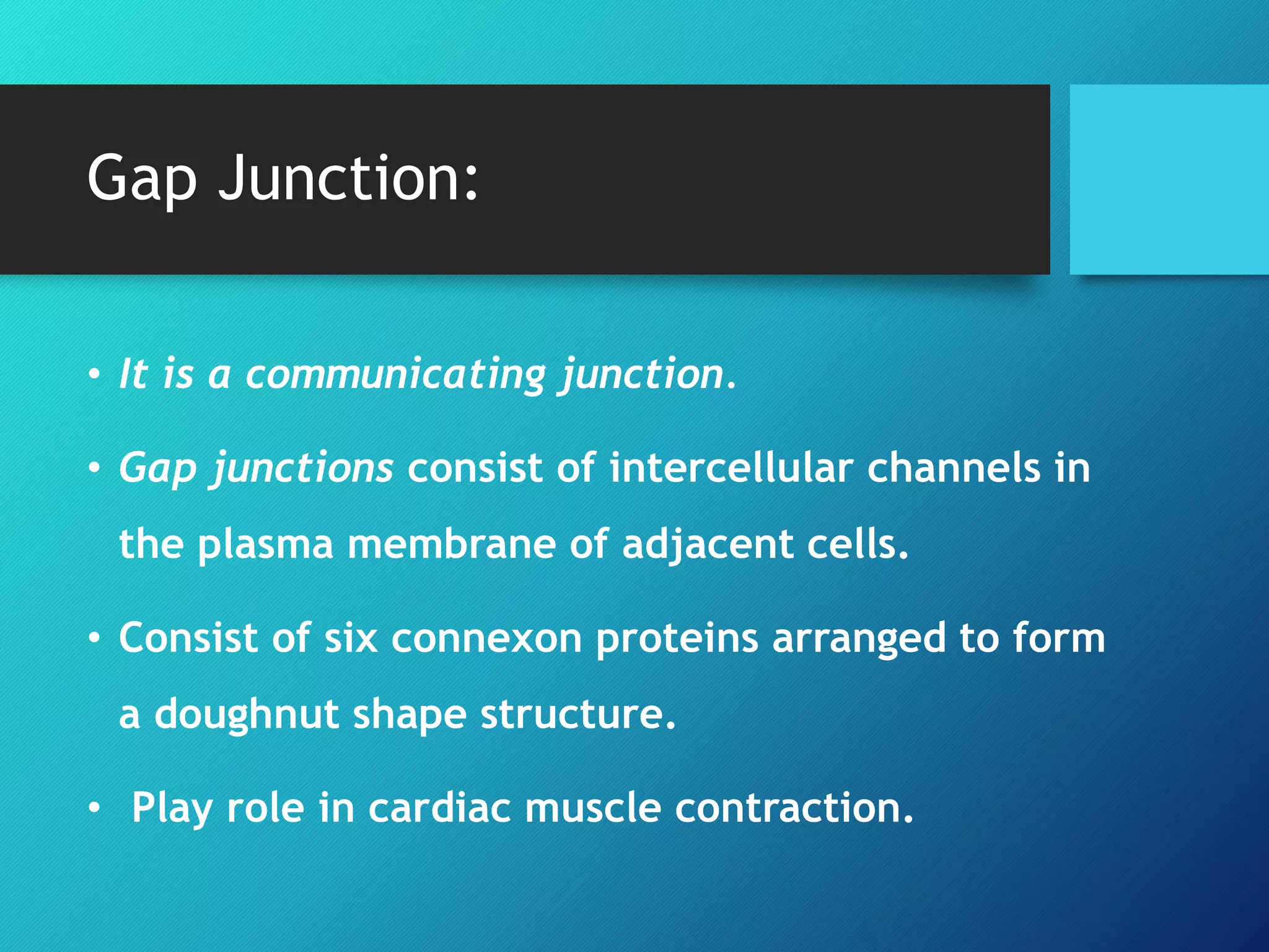 Intercellular junction | PPTX