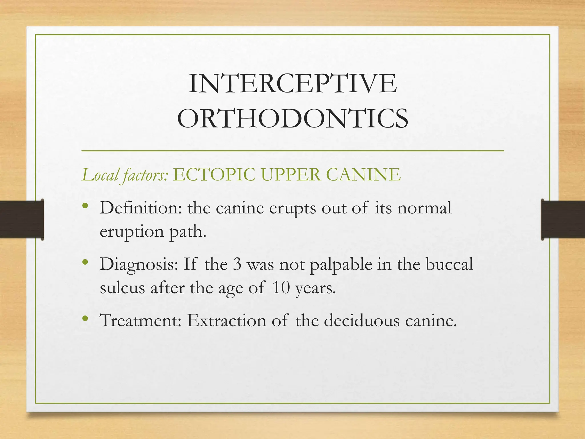 interceptive orthodontics applications.ppt