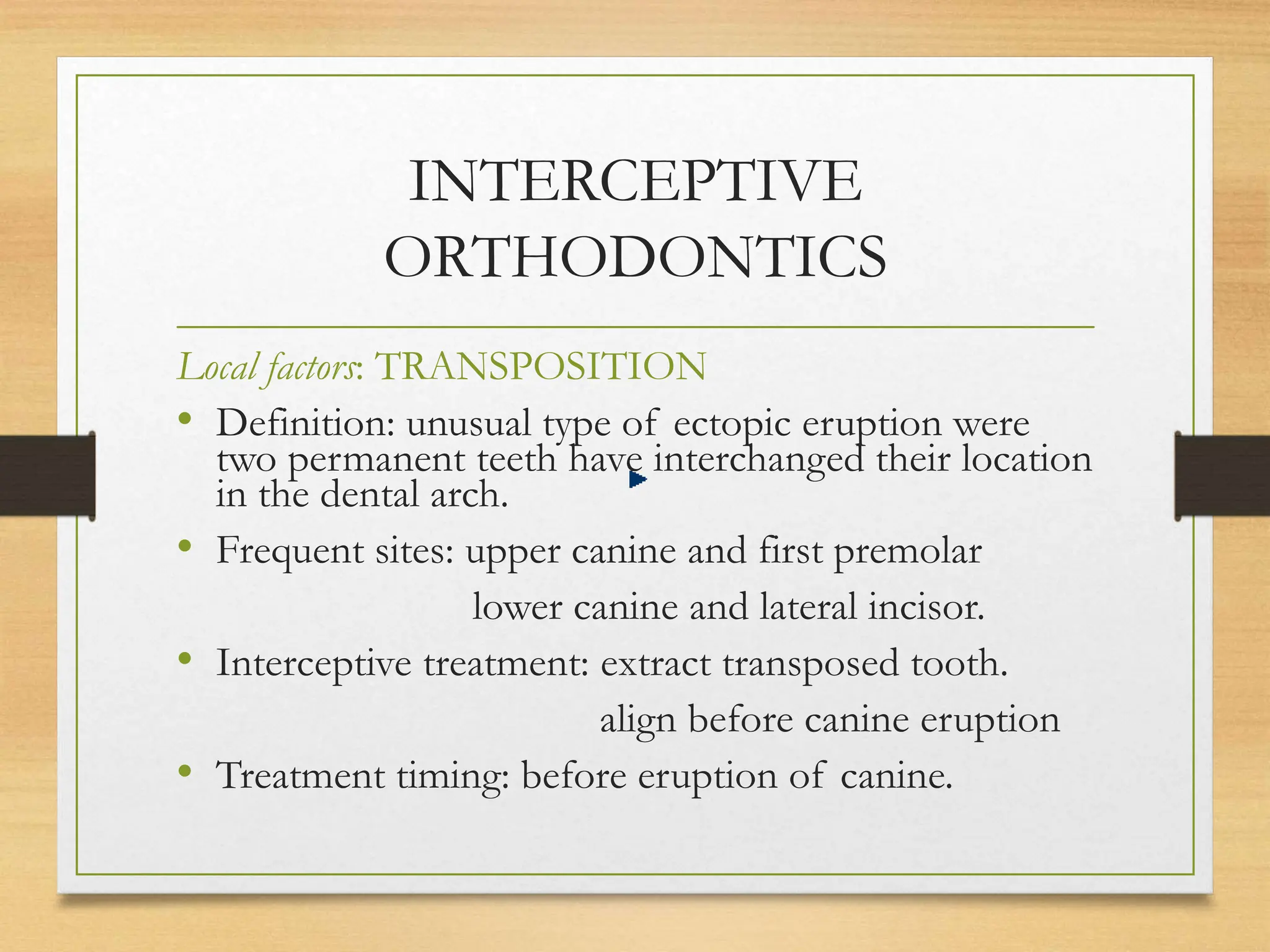 interceptive orthodontics applications.ppt