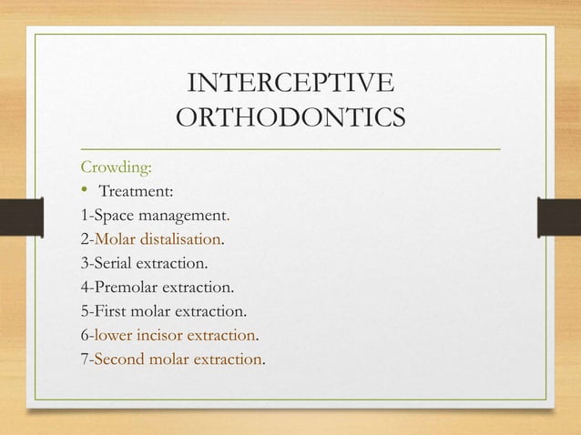 interceptive orthodontics applications.ppt | Dental Health | Diseases and Conditions
