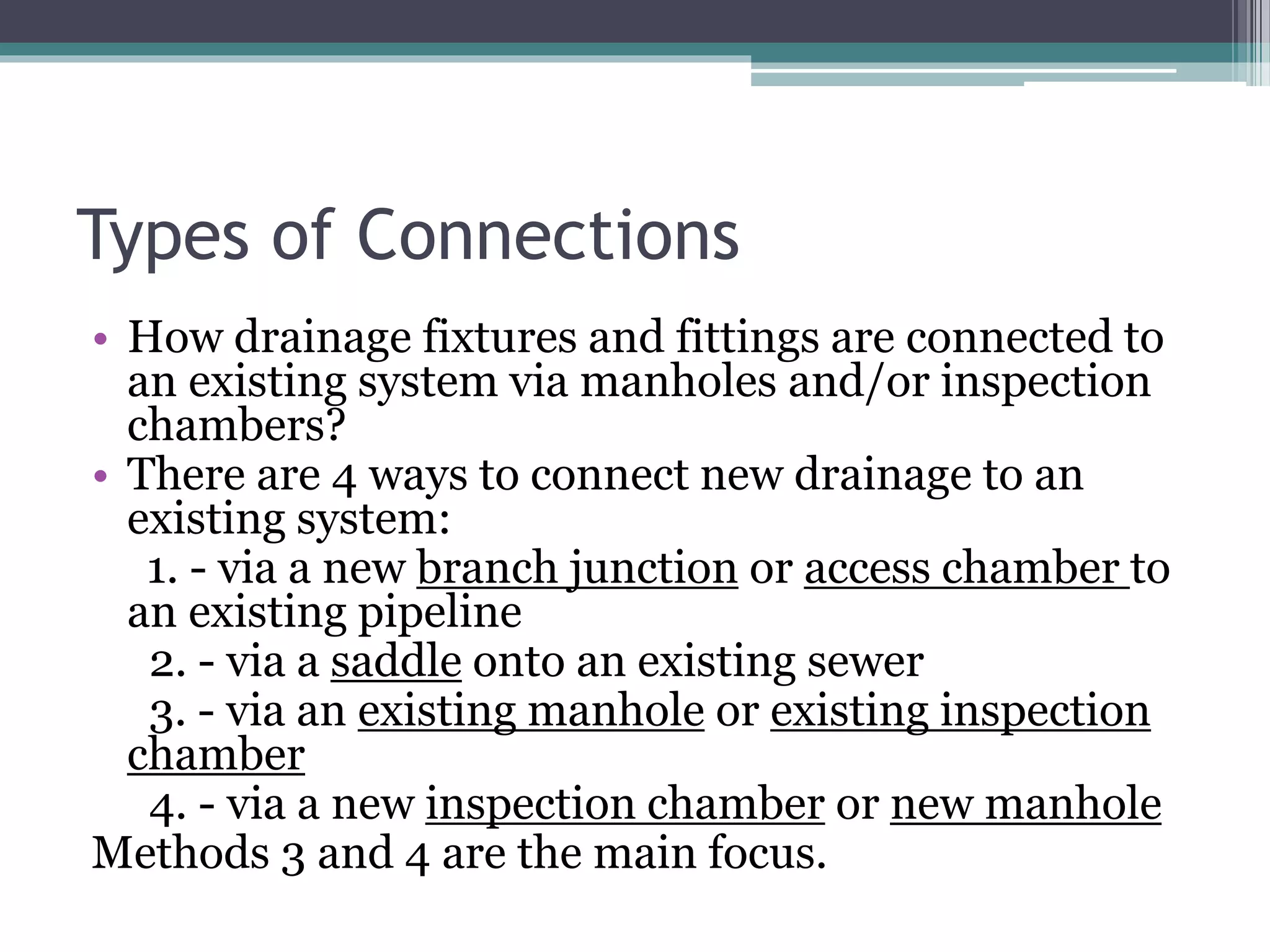 Interceptors and manholes | PPTX