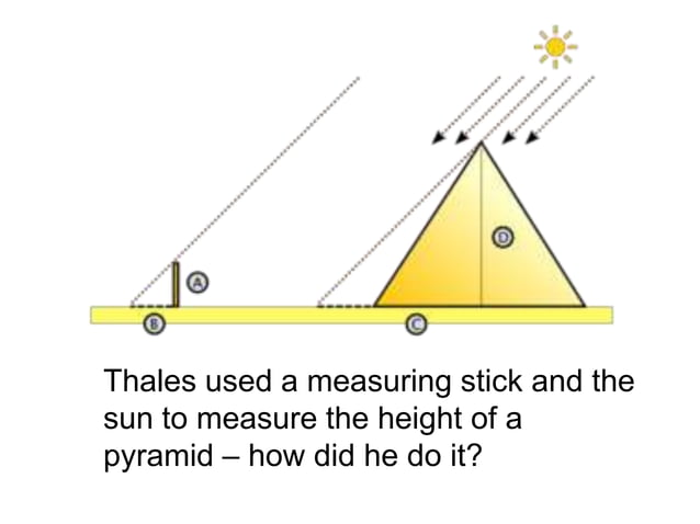 How to measure the height of a Pyramid | PPTX