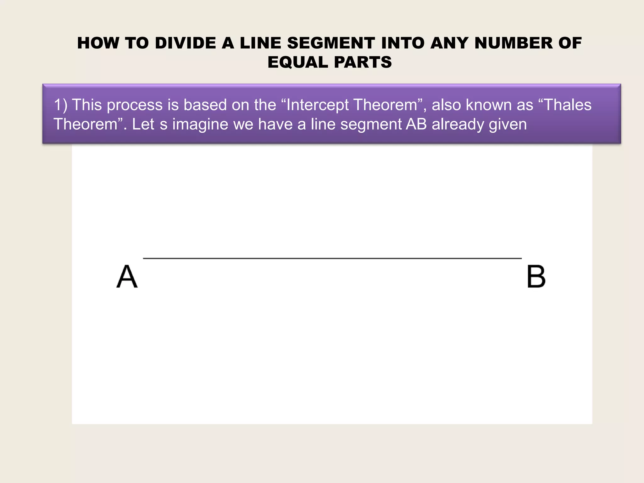 Intercept theorem | PPTX