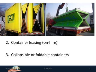 Container Inventory Management Factors Influencing Container ...