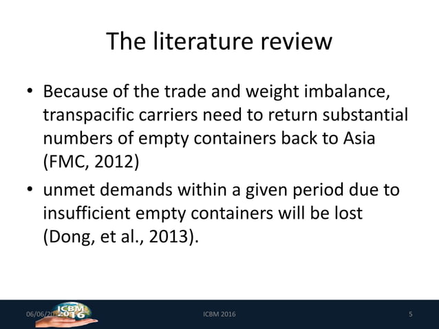 Container Inventory Management Factors Influencing Container ...