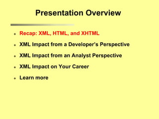 Why XML is important for everyone, especially technical communicators ...