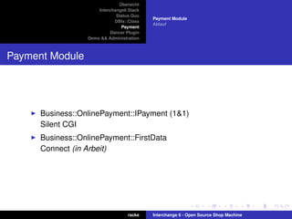 Interchange 6 - Open Source Shop Machine | PDF | Databases | Computer Software and Applications