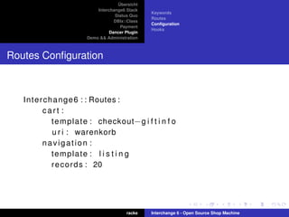 Interchange 6 - Open Source Shop Machine | PDF | Databases | Computer Software and Applications