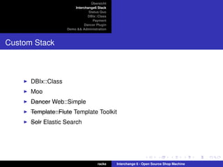 Interchange 6 - Open Source Shop Machine | PDF | Databases | Computer Software and Applications