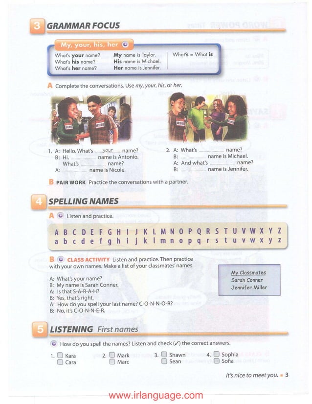 Interchange intro-student book. | PDF
