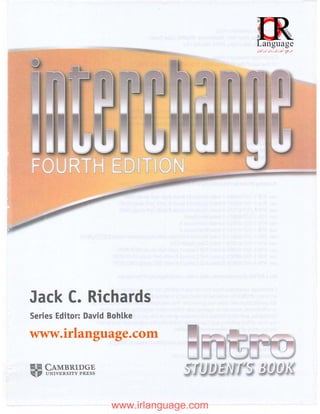 Interchange intro-student book. | PDF