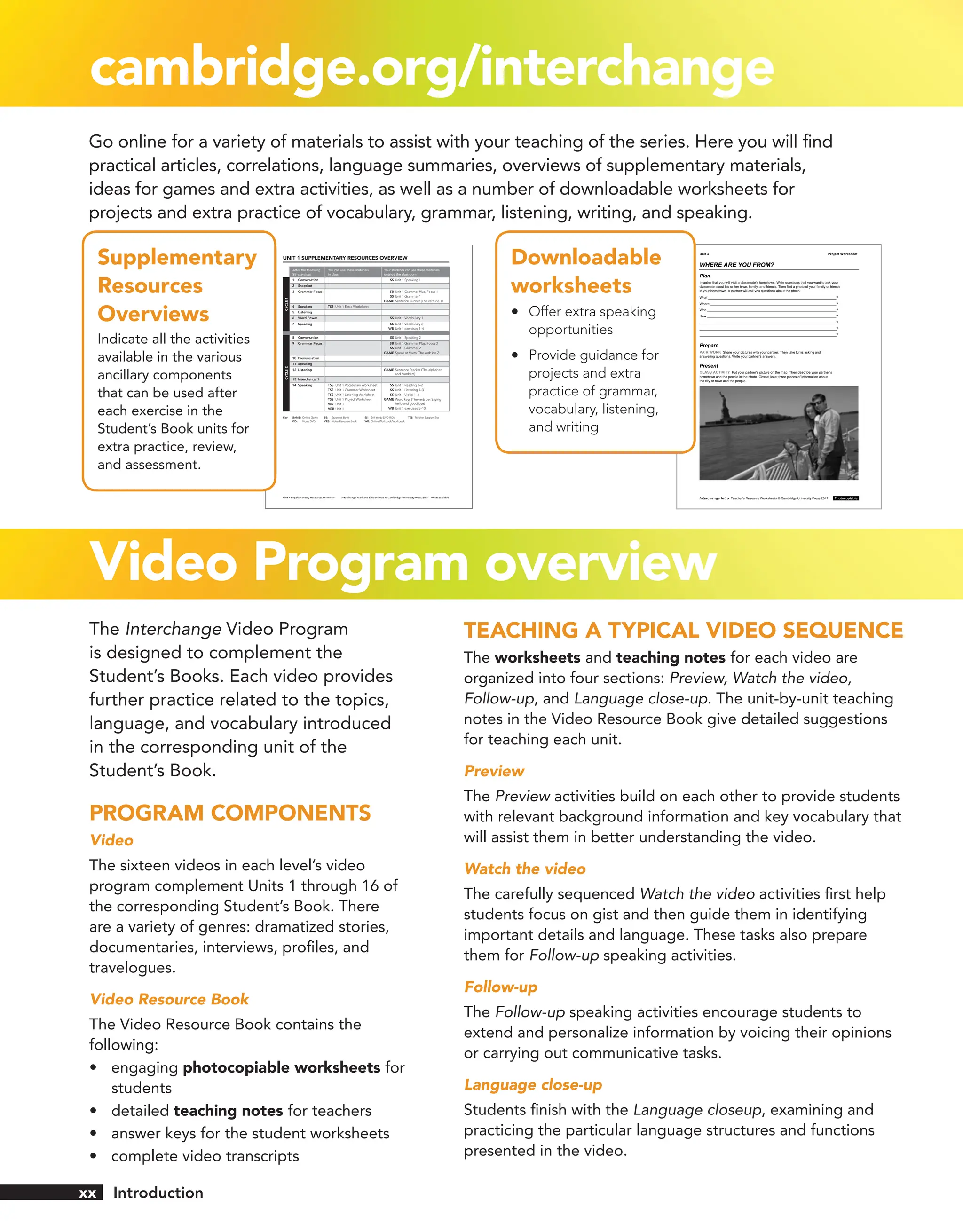 Interchange Intro-TB em PDF - Material do Professor | PDF