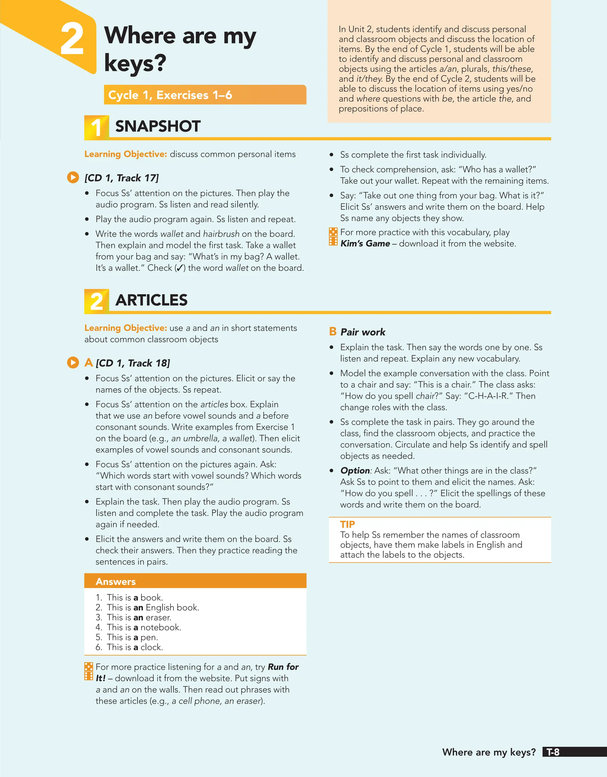 Interchange Intro-TB em PDF - Material do Professor | PDF