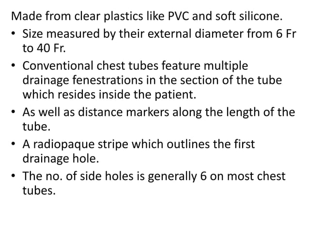 Intercoastal drainage tube | PPTX | Lung and Respiratory Health ...