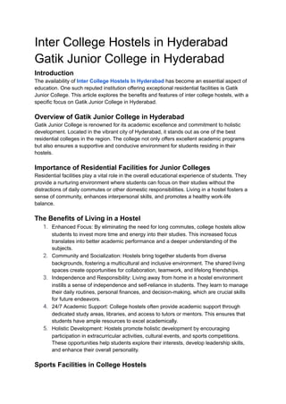 Inter College Hostels in Hyderabad Gatik Junior College in Hyderabad.pdf