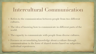 intercom intercultural lesson in interactive comm | PDF | Travel