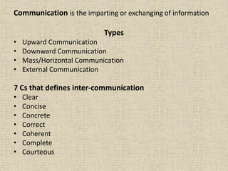 Inter communication tools for fast growing organisations | PPT