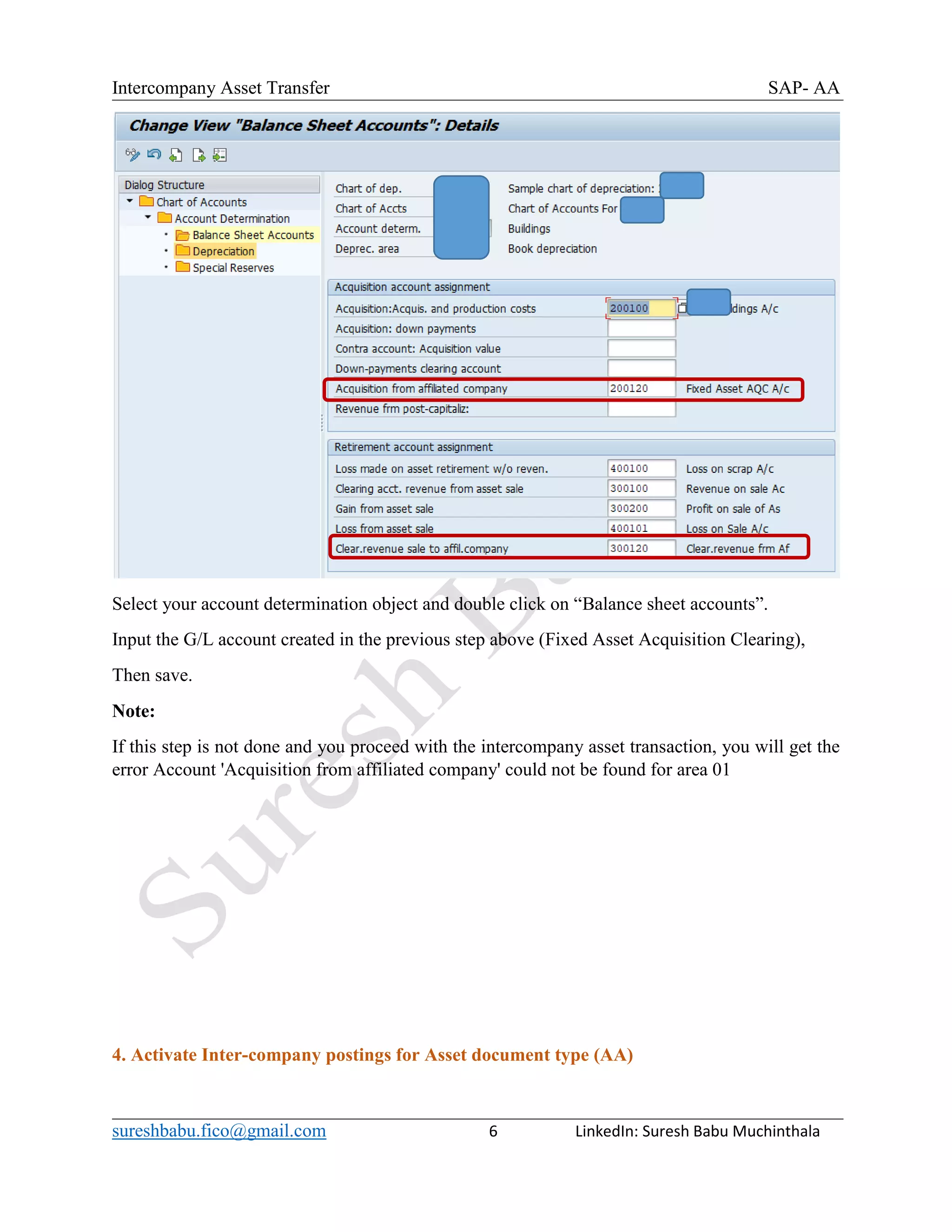 Intercompany assets transfer | PDF