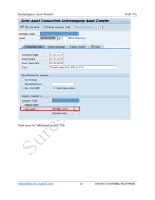 Intercompany assets transfer | PDF